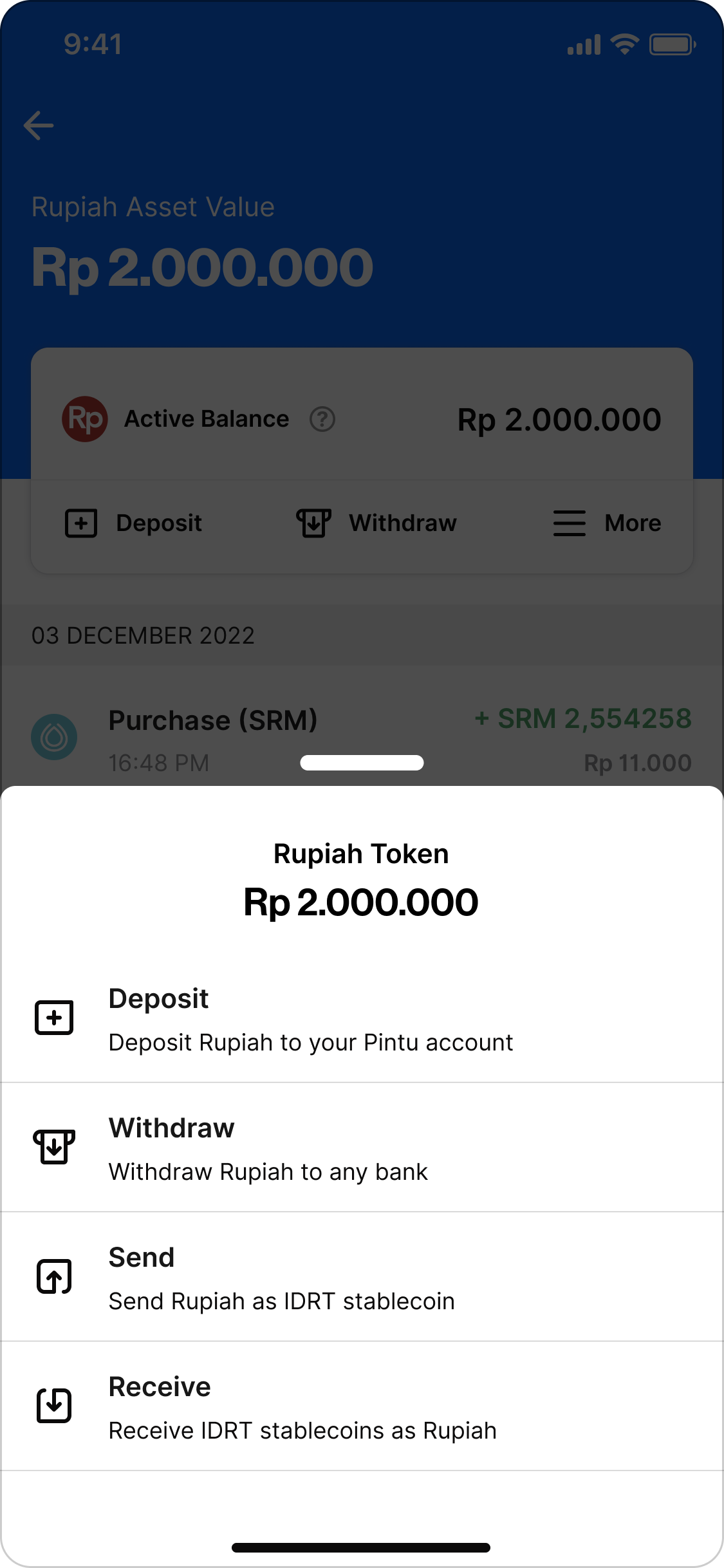 How to Get and Send Out IDRT Token